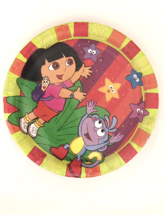 Dora the Explorer Plates 7″ -8pcs – Party World