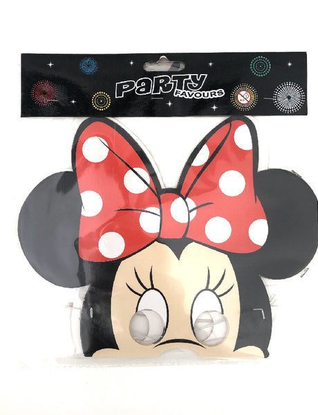 Minnie Mouse Masks(6/pkt) – Party World