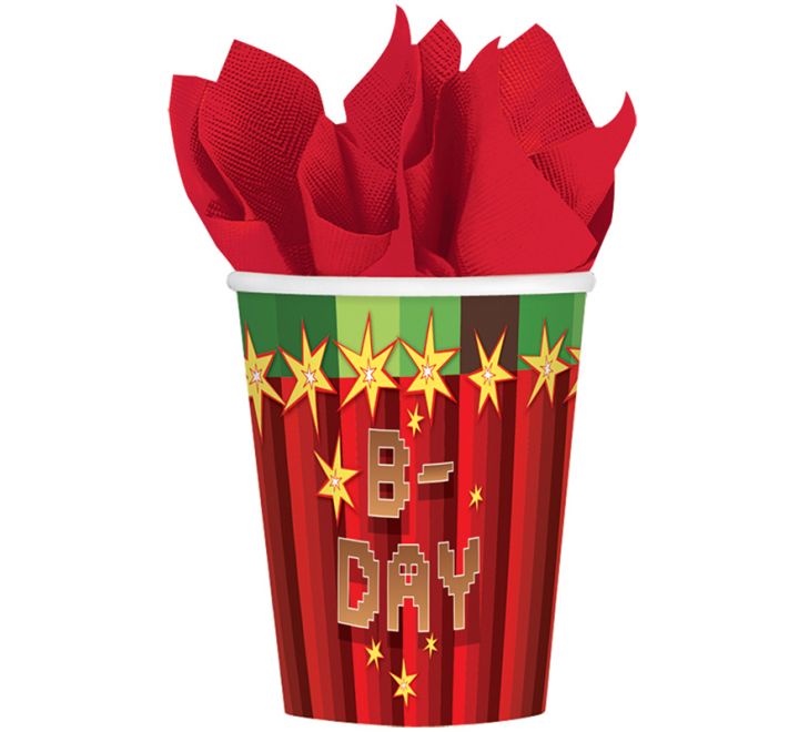 Minecraft cups -8pcs – Party World